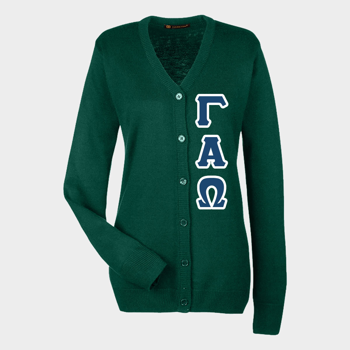 Greek nation Fraternity & Sorority - Gamma Alpha Omega Forest Cardigan