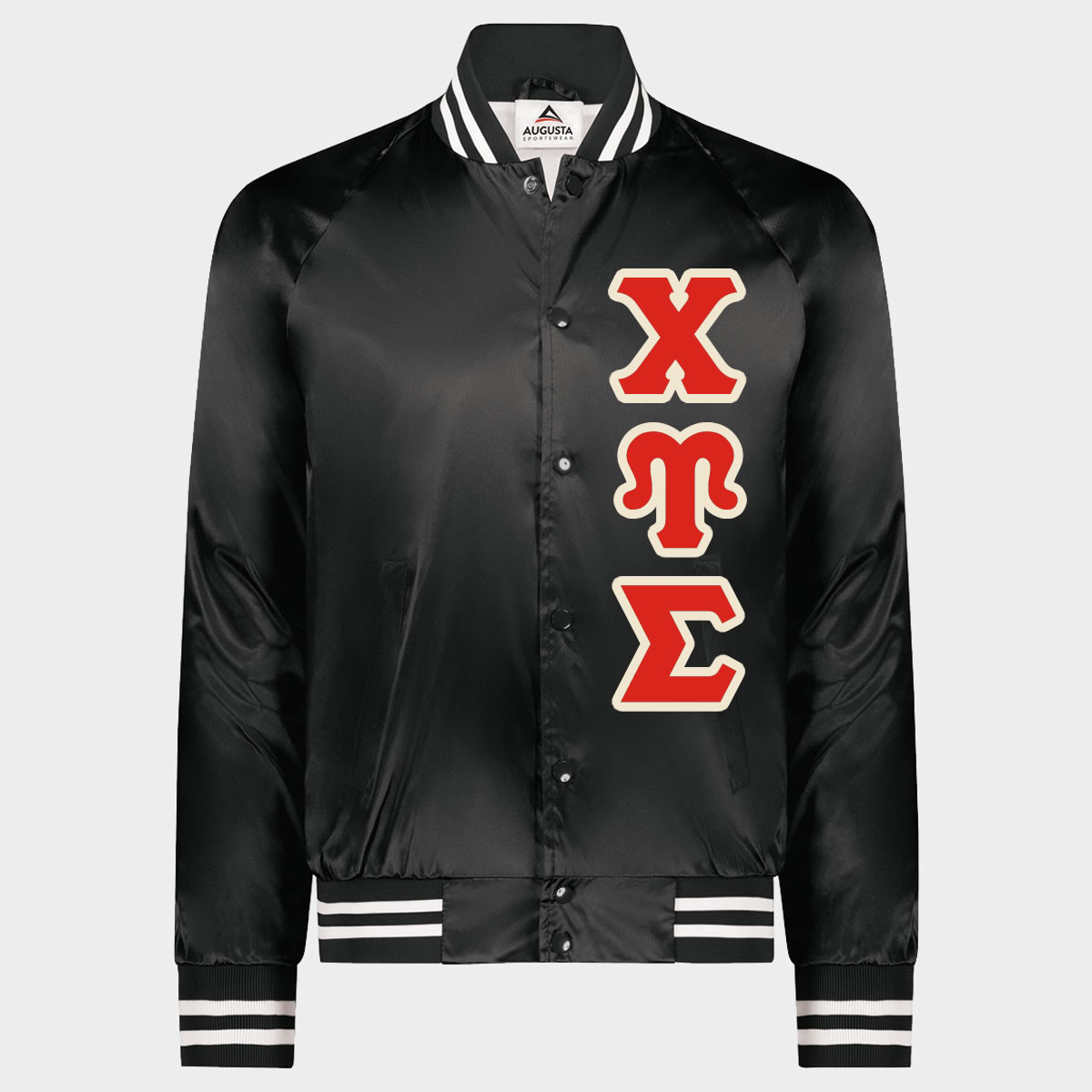 Greek nation Fraternity & Sorority - Chi Upsilon Sigma Black Striped ...