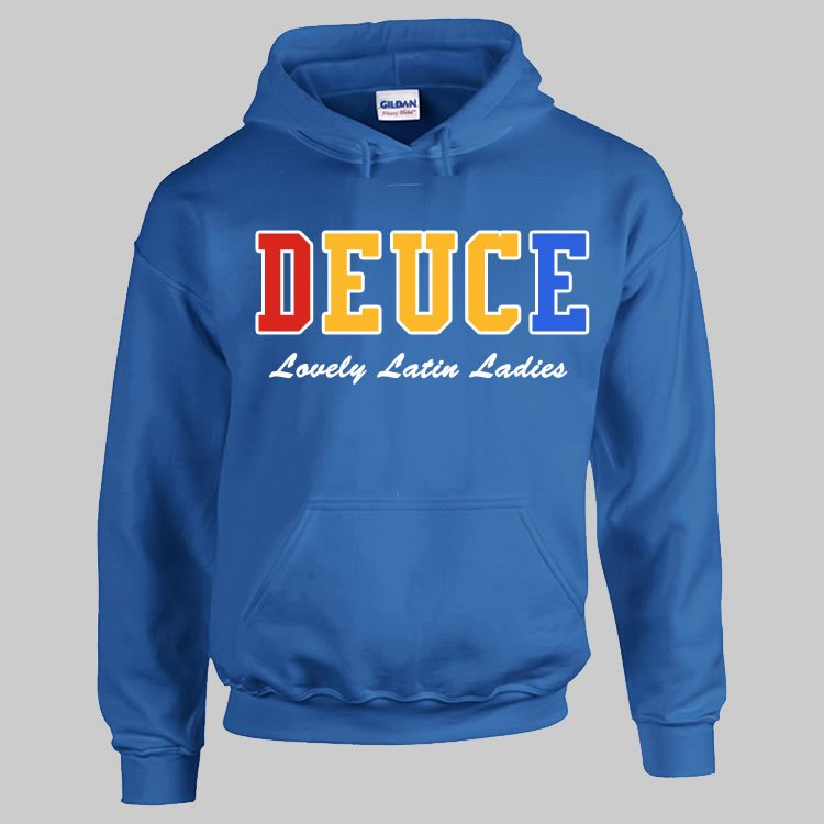 Greek nation Fraternity & Sorority - Sigma Iota Alpha DEUCE Royal Hoodie