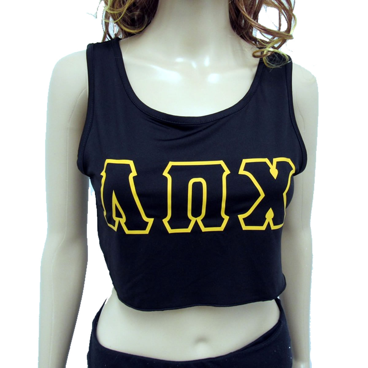 Greek nation Fraternity & Sorority - Lambda Pi Chi Cropped Tank top