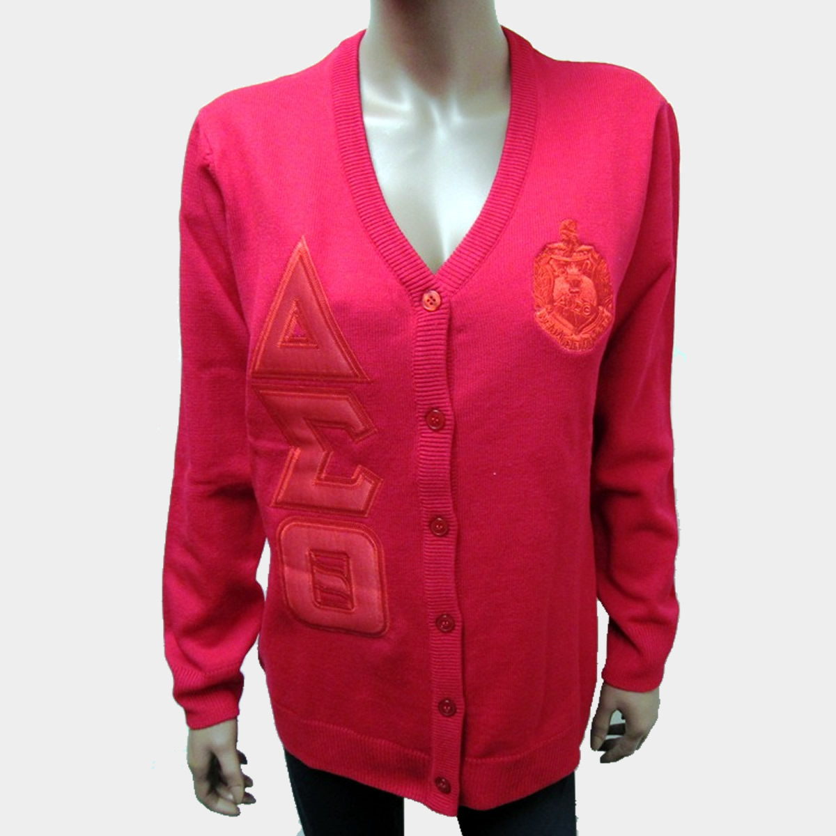 Greek nation Fraternity & Sorority - Delta Sigma Theta Red Cardigan ...