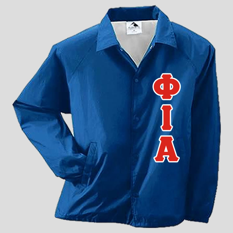 Greek nation Fraternity & Sorority - ΦΙΑ Navy Coach Jacket
