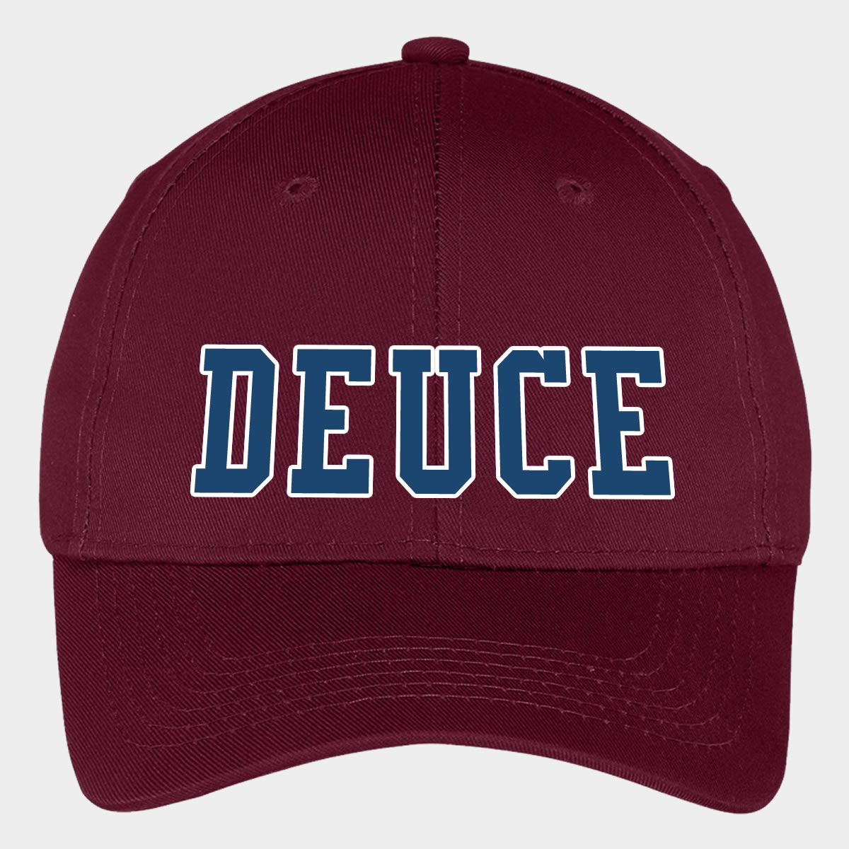 Greek nation Fraternity & Sorority - Gamma Phi Omega Maroon DEUCE Hat