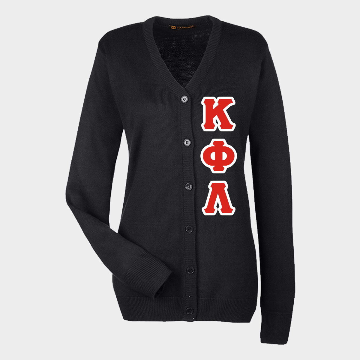 Greek nation Fraternity & Sorority - Kappa Phi Lambda Black Cardigan