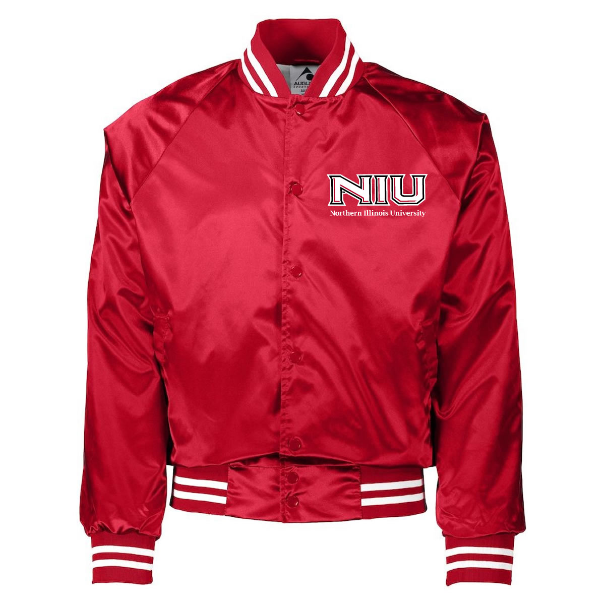Greek nation Fraternity & Sorority - NIU Red Satin Jacket
