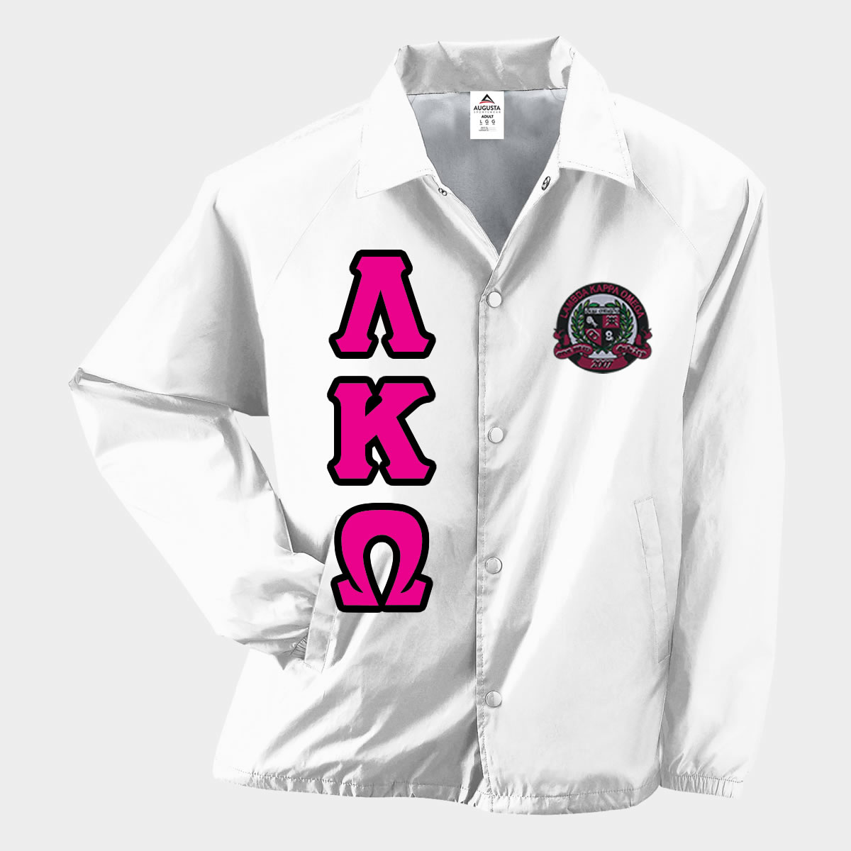 Greek nation Fraternity & Sorority - Lambda Kappa Omega White Coach ...