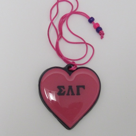 Greek nation Fraternity & Sorority - Sigma Lambda Gamma Heart Tiki